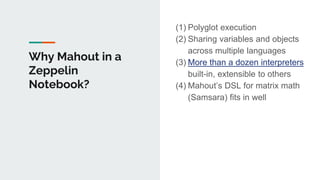 Apache Mahout on Zeppelin.pptx