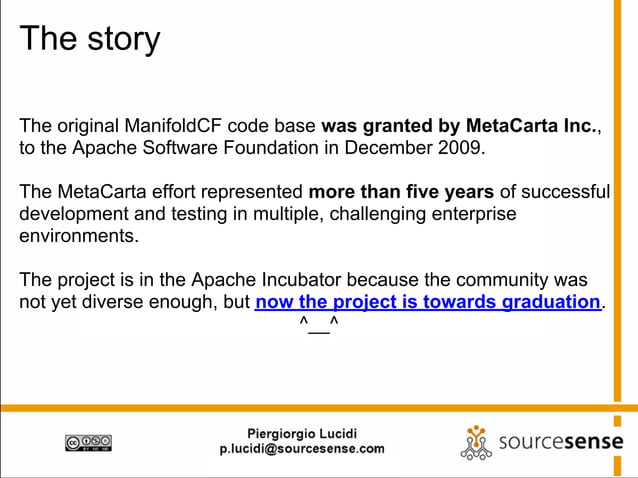 Apache ManifoldCF | PPT