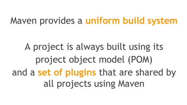 Apache maven, a software project management tool | PPT