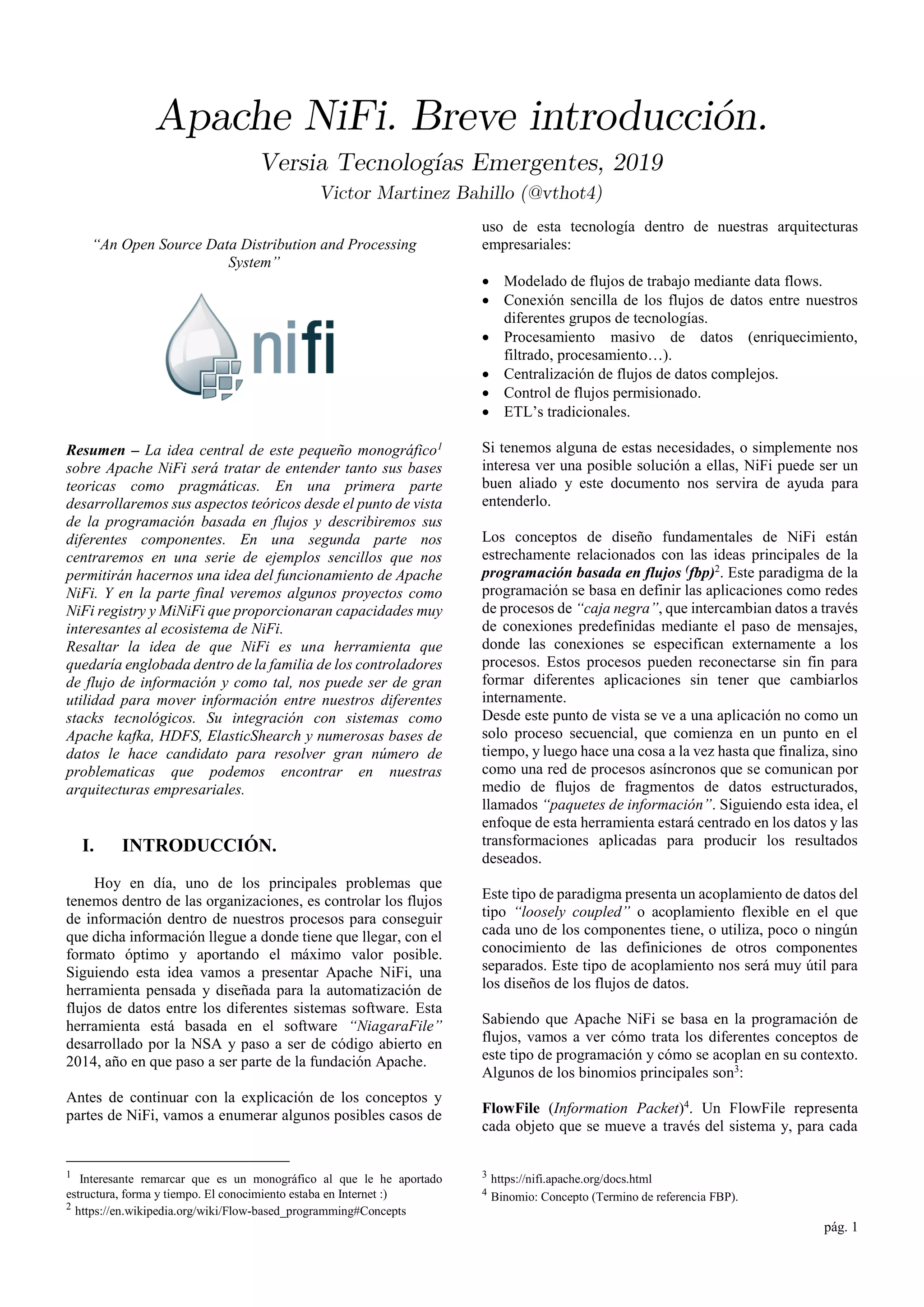 Apache nifi_introduccion_v1.0 | PDF