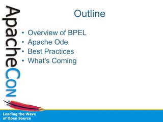 Apache O D E Apache Con E U2008 | PDF