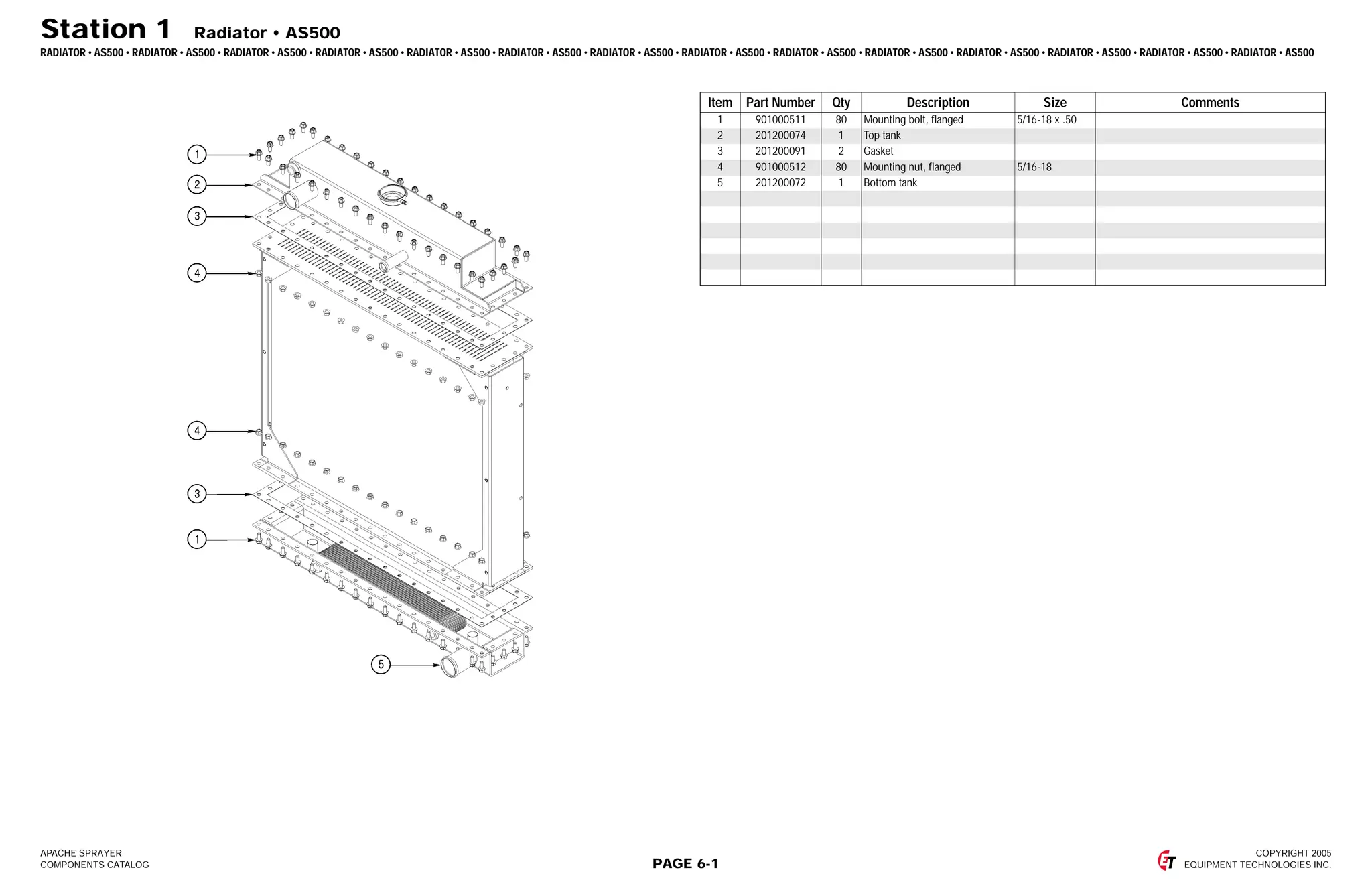 Apache parts book as500, as850, as1000, and as1200 | PDF
