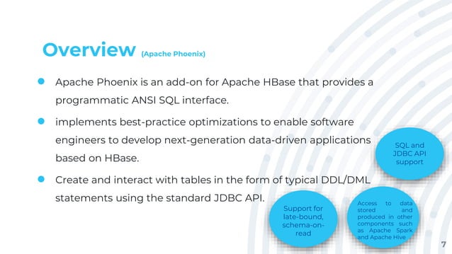 Apache phoenix | PPTX | Databases | Computer Software and Applications