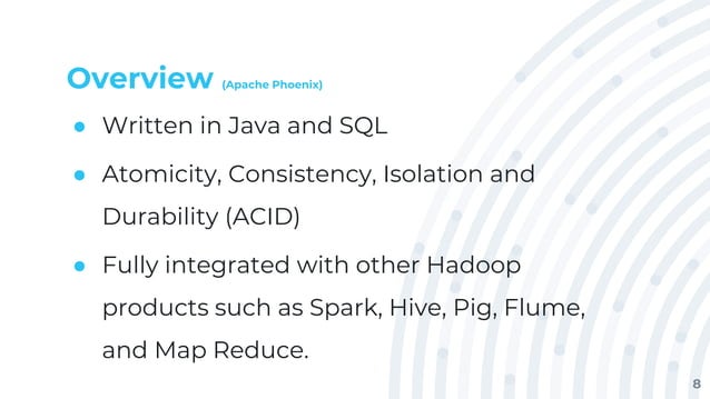 Apache phoenix | PPTX | Databases | Computer Software and Applications