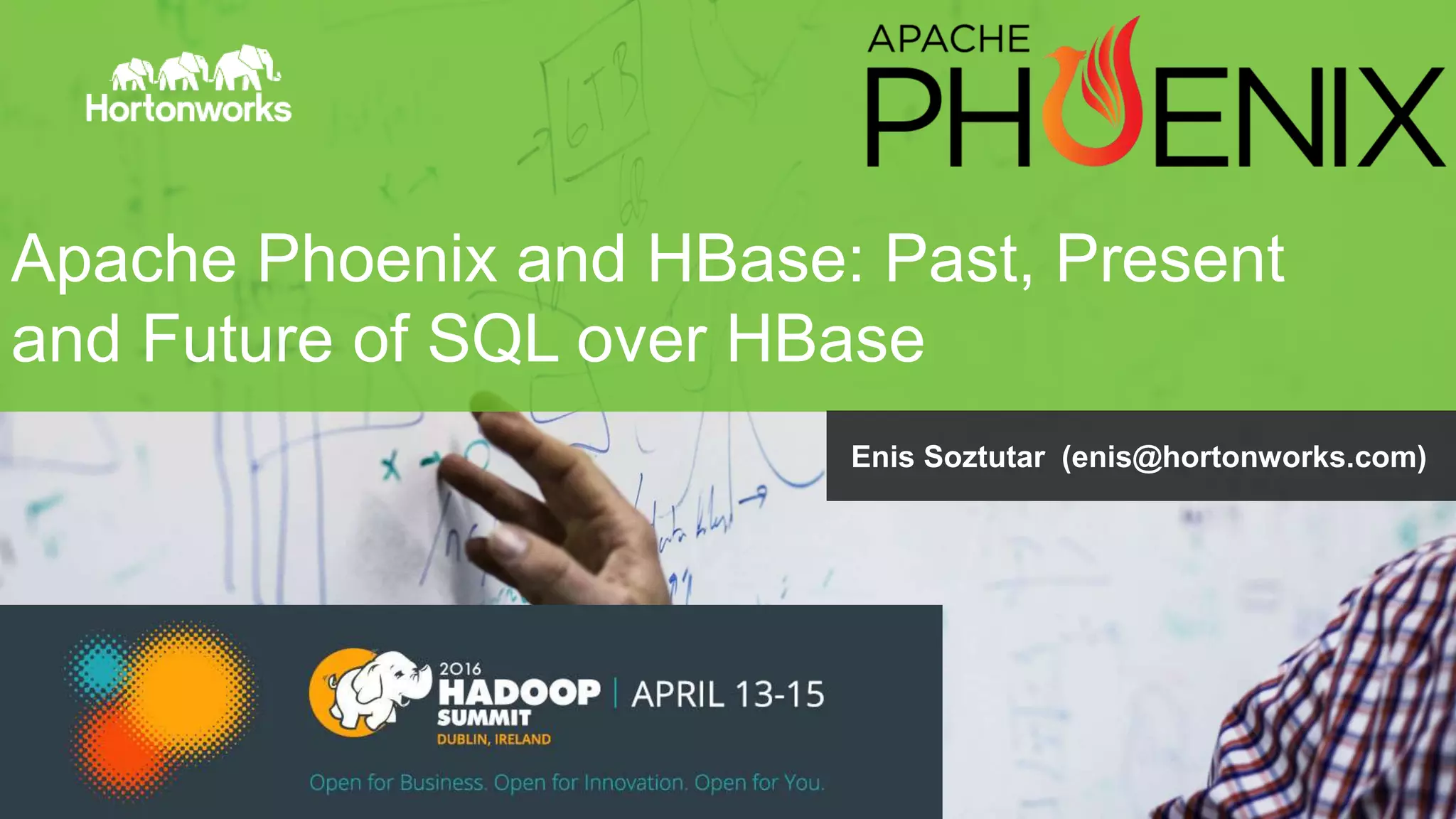Apache phoenix: Past, Present and Future of SQL over HBAse | PPTX