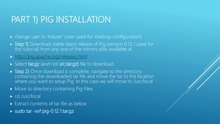 An Introduction to Apache Pig | PPTX | Databases | Computer Software and Applications