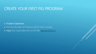 An Introduction to Apache Pig | PPTX | Databases | Computer Software ...
