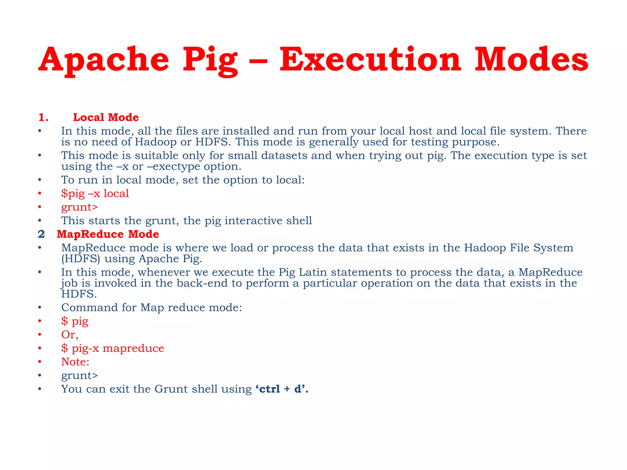 Apache pig | PPTX