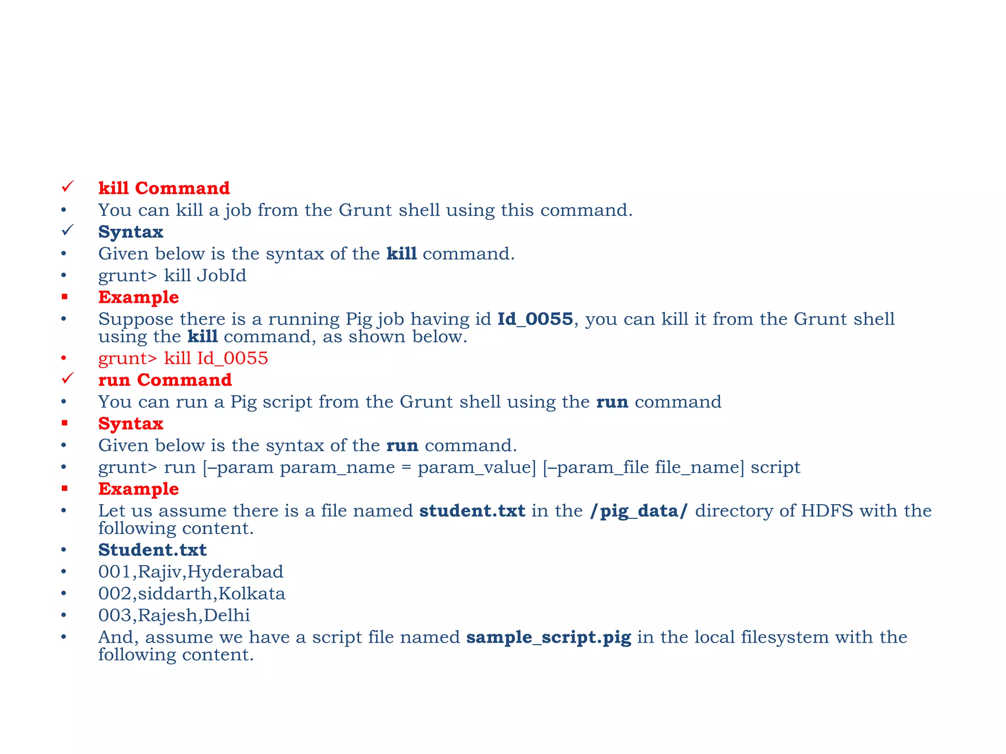 Apache pig | PPTX | Databases | Computer Software and Applications
