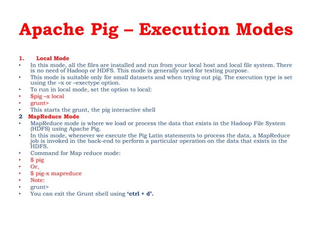 Apache pig | PPTX | Databases | Computer Software and Applications