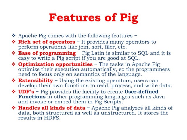 Apache pig | PPTX | Databases | Computer Software and Applications