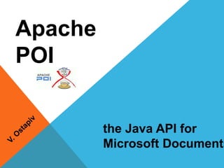 Apache poi | PPT