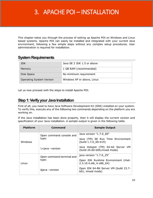 Apache poi ppt_tutorial | PDF