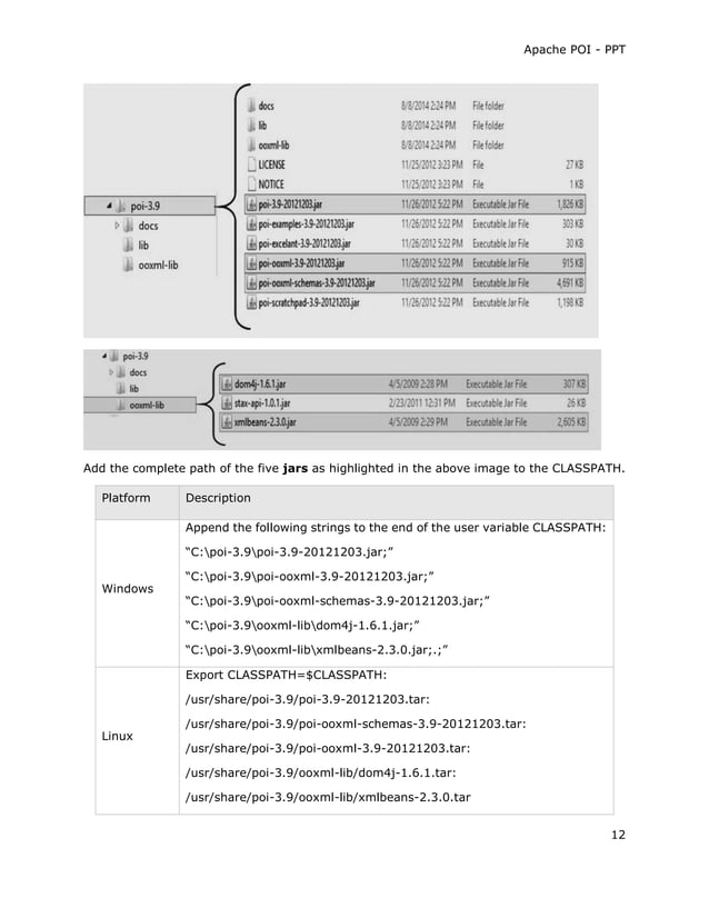 Apache poi ppt_tutorial | PDF