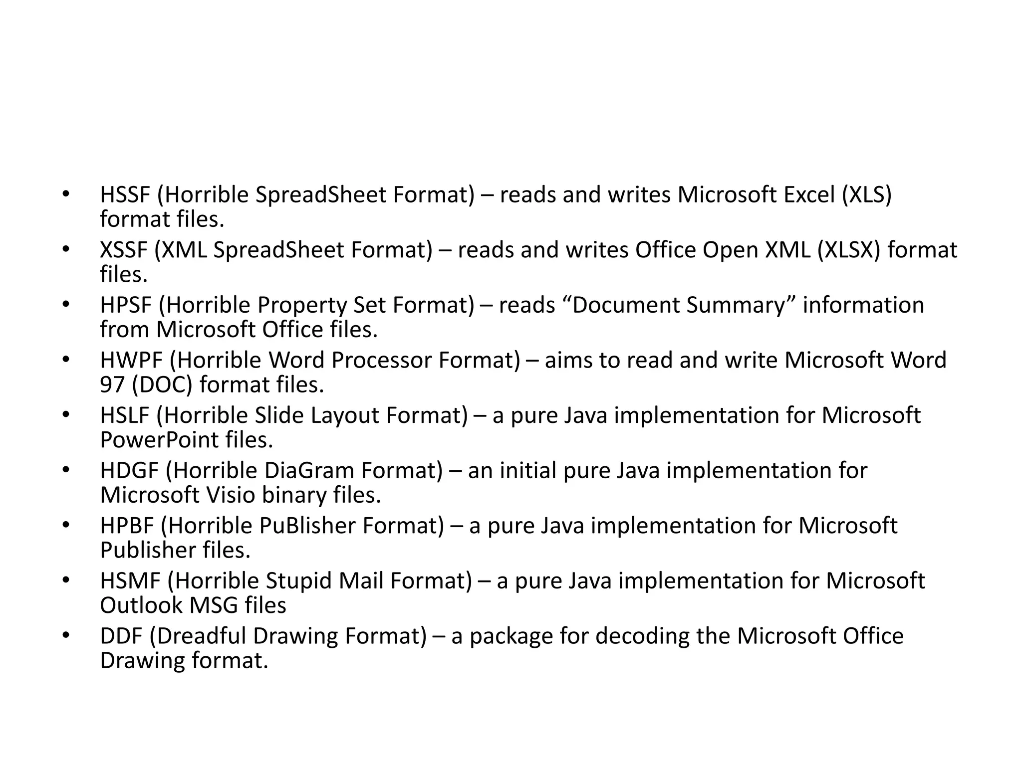Apache poi tutorial | PPTX | Programming Languages | Computing