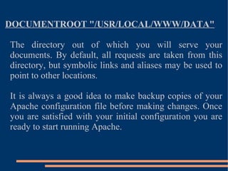 Apache Ppt | PPT | Web Hosting | Internet