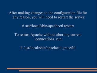 Apache Ppt | PPT | Web Hosting | Internet
