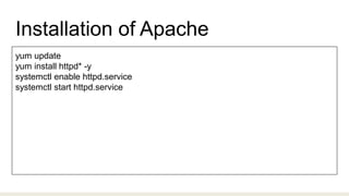 Apache | PPT | Free download