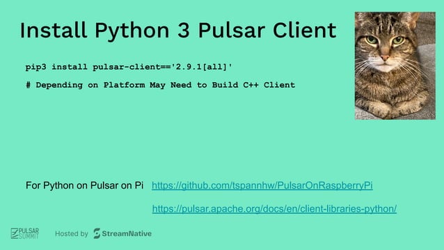 Apache Pulsar Development 101 with Python | PPT