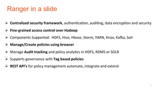 Apache ranger meetup | PDF