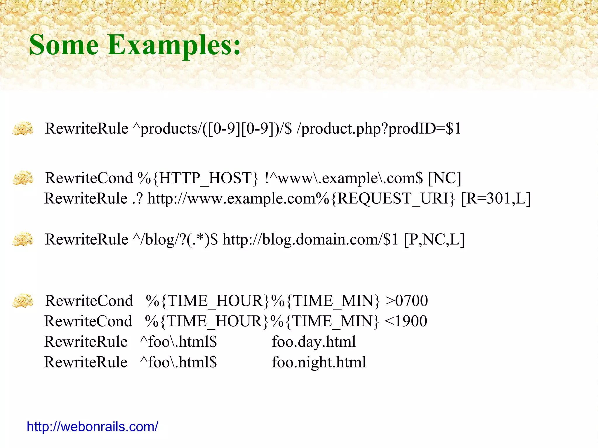 Apache Rewrite Rules | PPT | Free Download