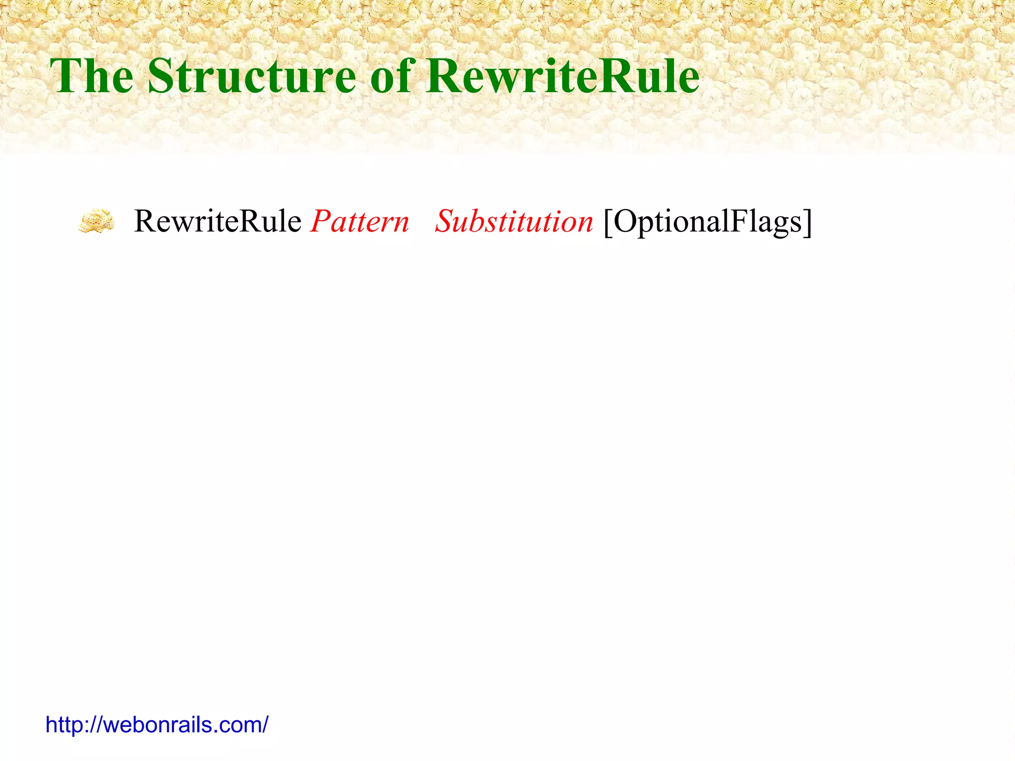 Apache Rewrite Rules | ODP