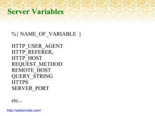 Apache Rewrite Rules | ODP