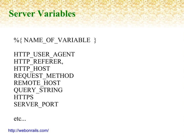 Apache Rewrite Rules | ODP
