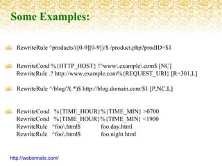 Apache Rewrite Rules | ODP