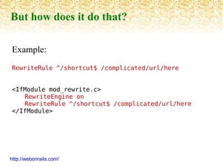 Apache Rewrite Rules | ODP
