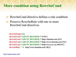 Apache Rewrite Rules | ODP