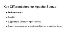 Apache samza past, present and future | PPTX