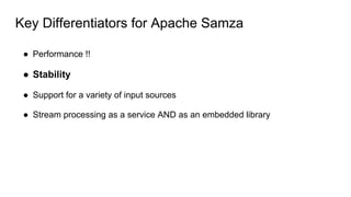 Apache Samza Past, Present and Future | PDF