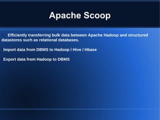 Apache scoop overview | PPT
