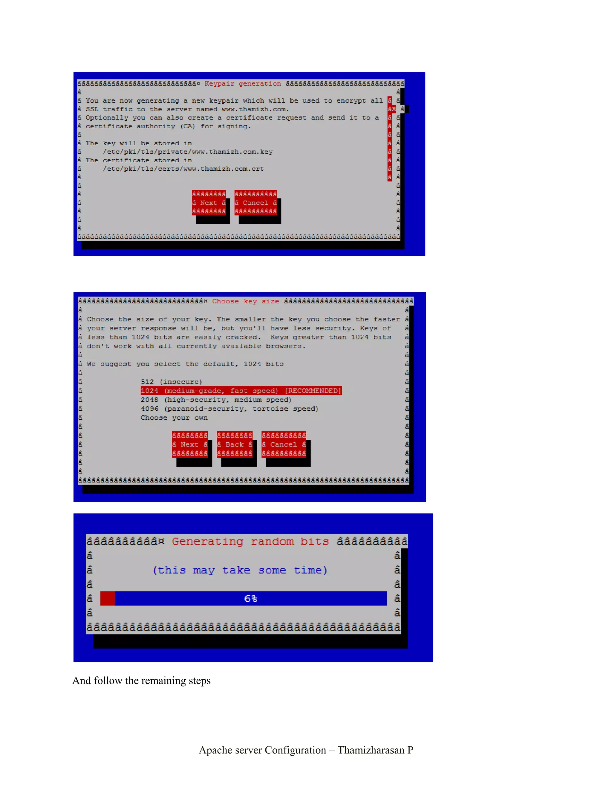 Apache server configuration | PDF