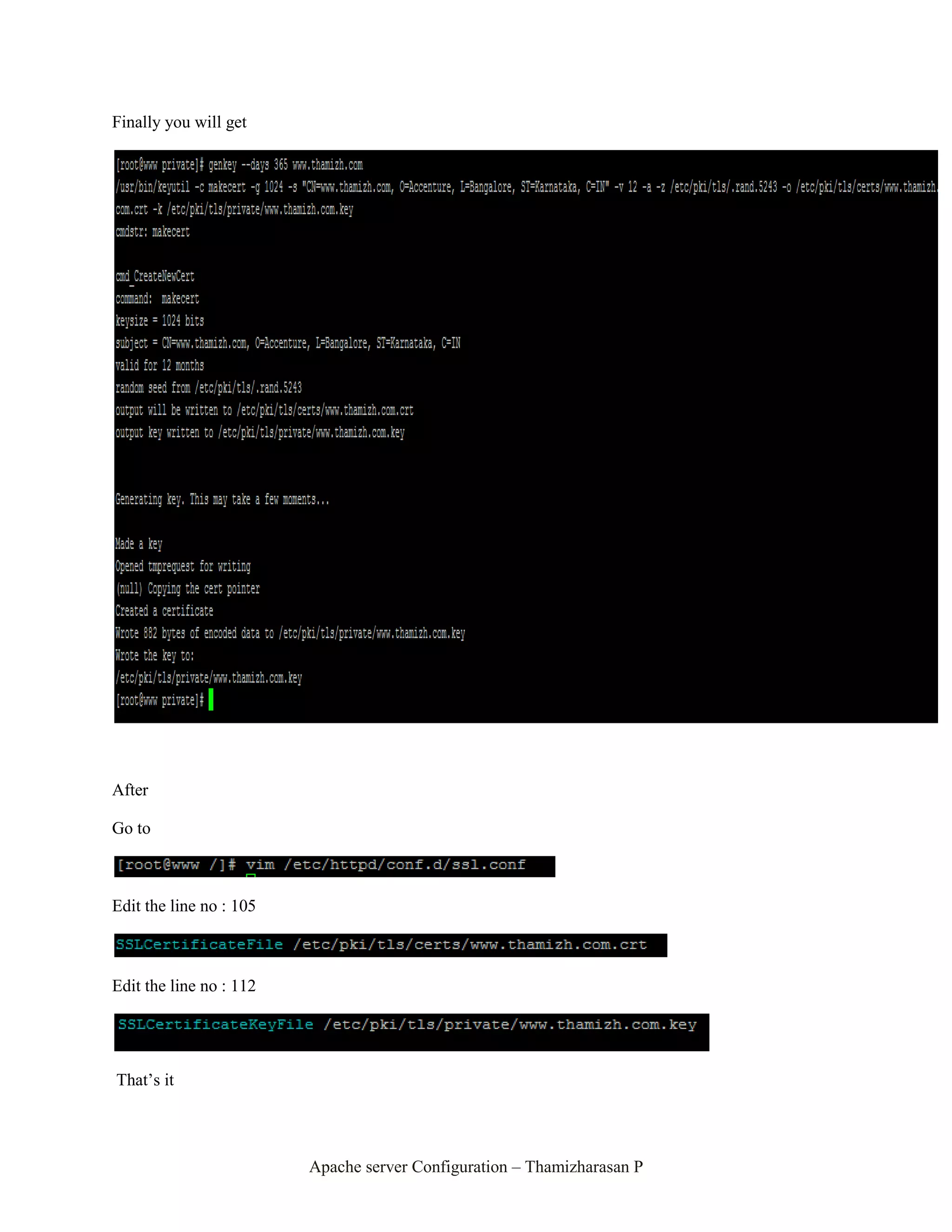 Apache server configuration | PDF