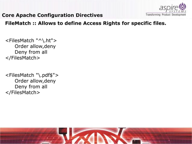 Apache server configuration & optimization | PPT