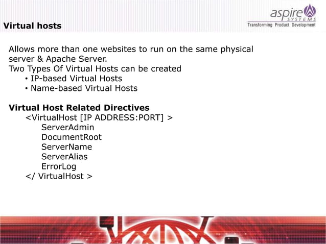 Apache server configuration & optimization | PPT