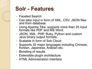 Enterprise Search Using Apache Solr | PPT