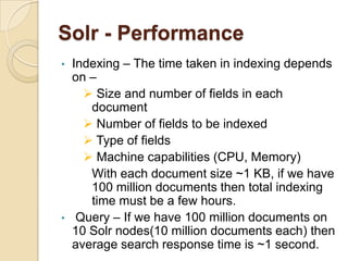 Enterprise Search Using Apache Solr | PPT