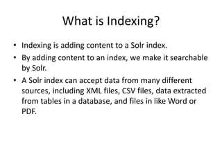 Apache solr | PPT