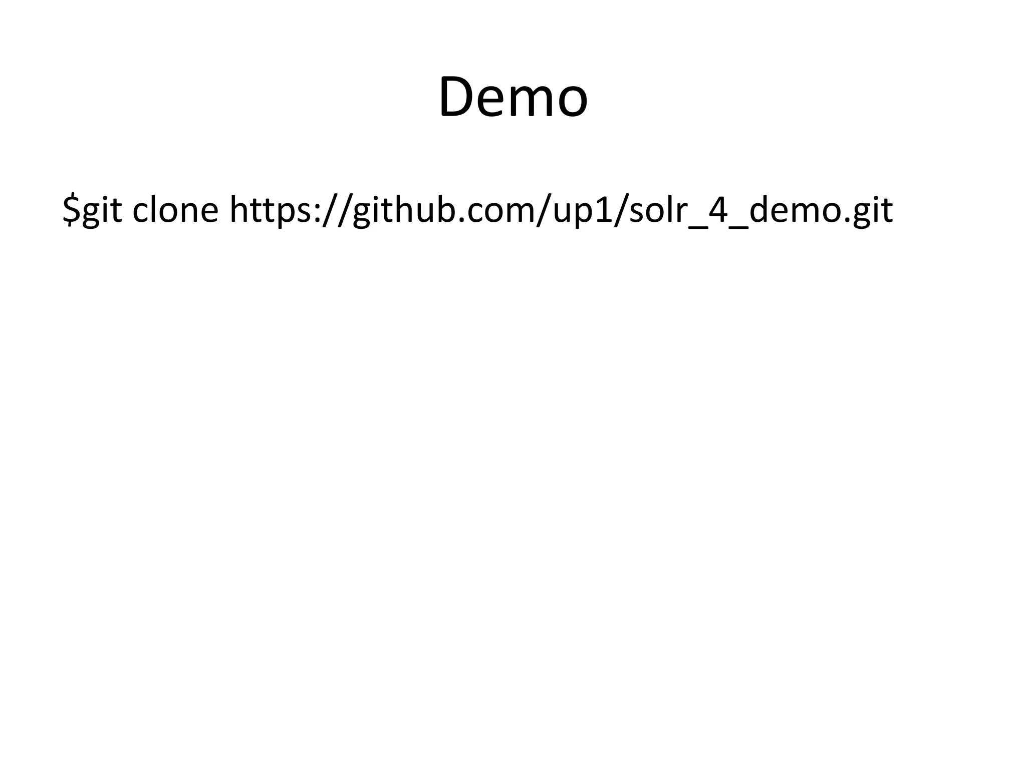 Introduction Apache solr 4.4 | PPT