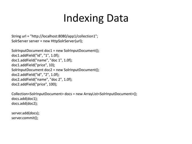 Introduction Apache solr 4.4 | PPT
