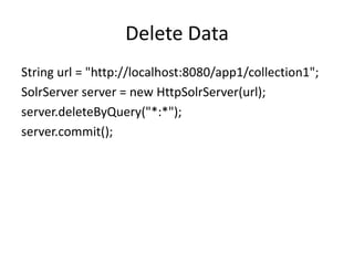Introduction Apache solr 4.4 | PPT