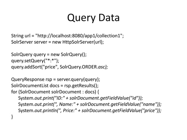 Introduction Apache solr 4.4 | PPT