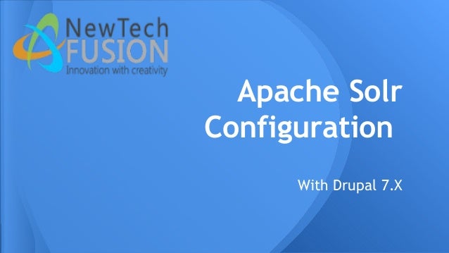 Apache Solr Configuration With Drupal 7