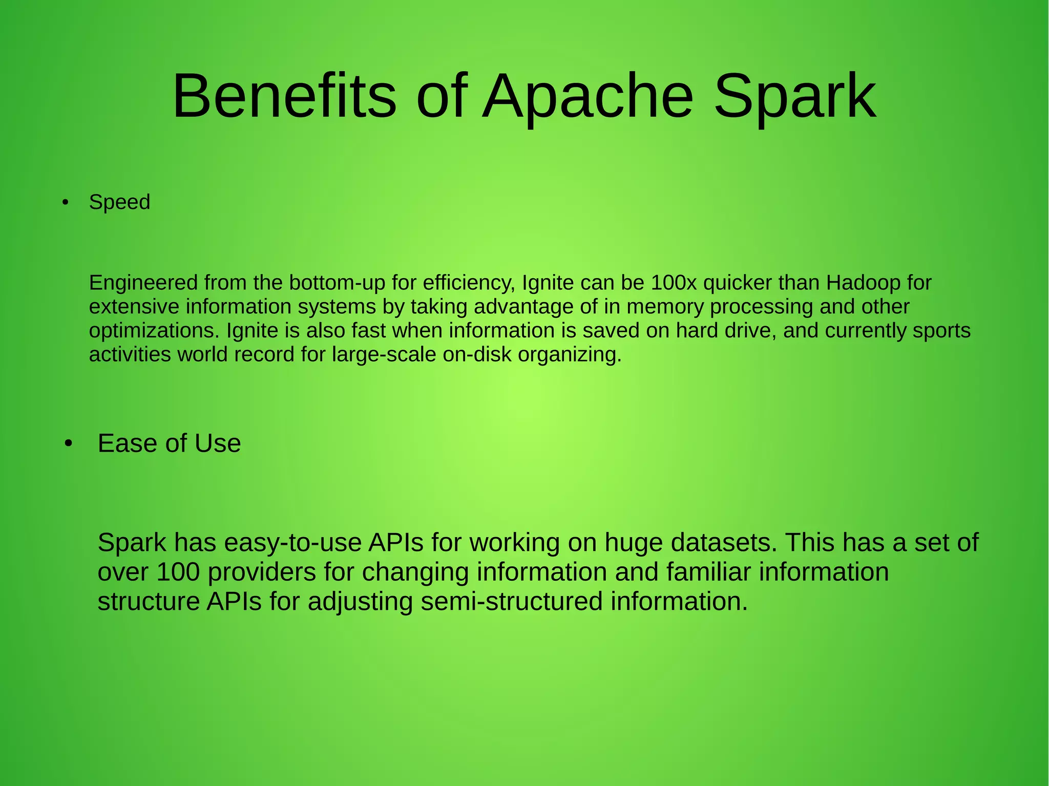 What is Apache spark | ODP