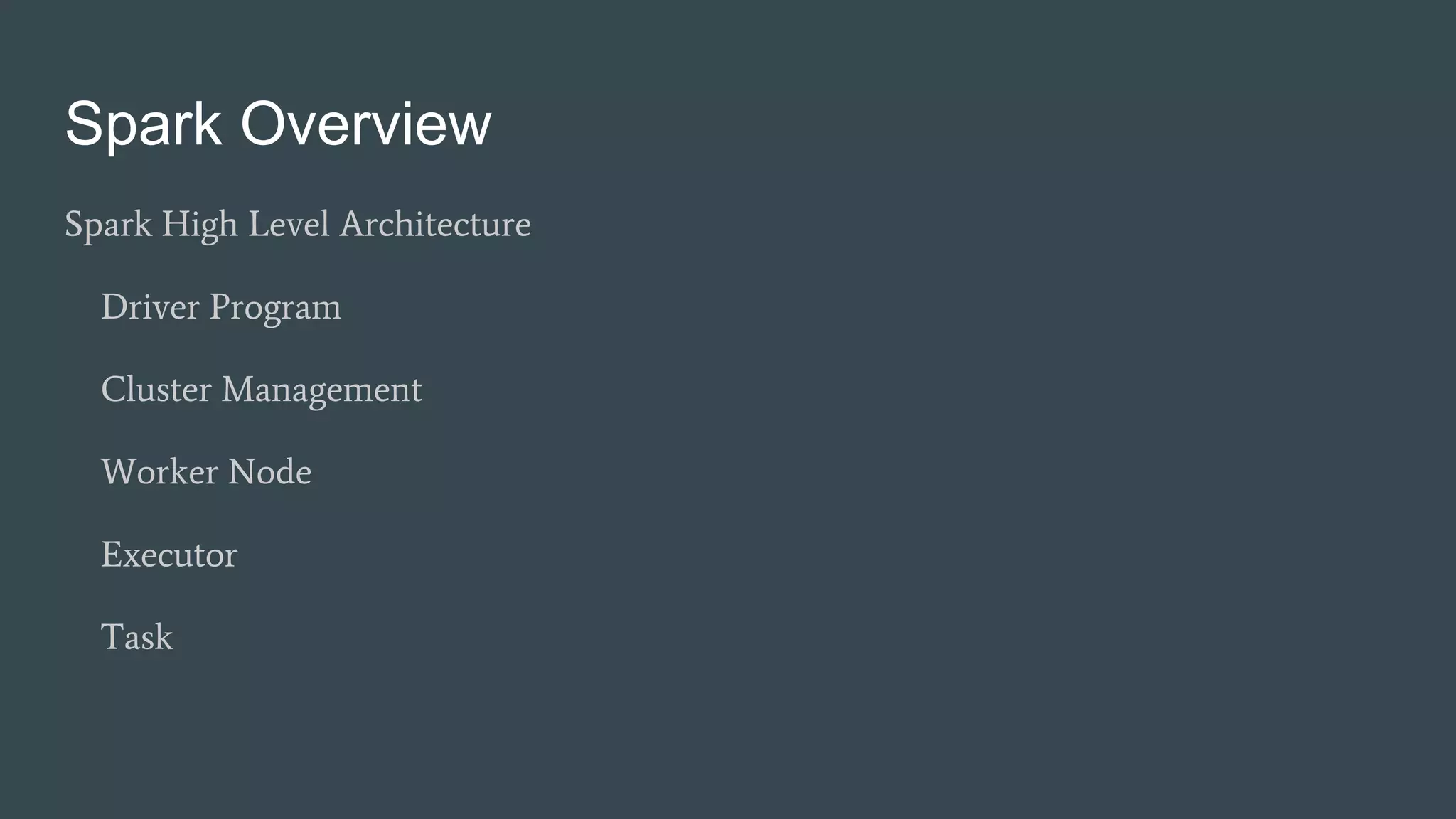 Apache Spark Introduction | PPT | Free Download