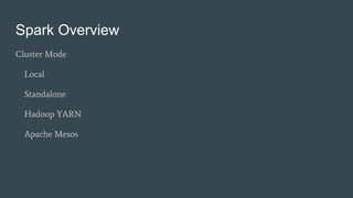 Apache Spark Introduction | PPT