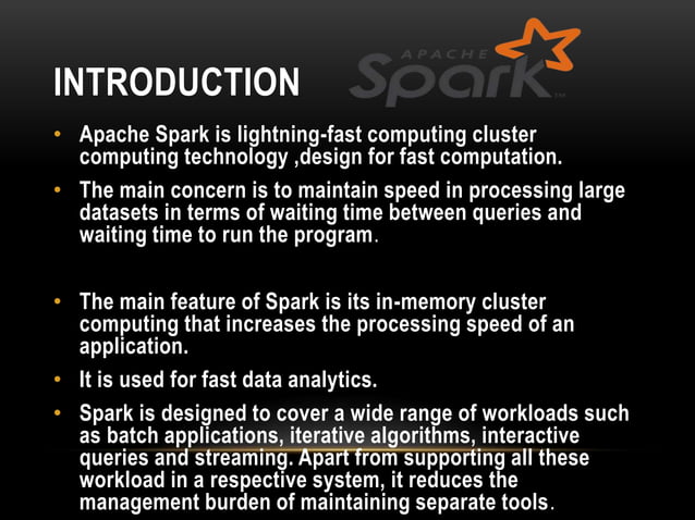 Apache spark | PPT